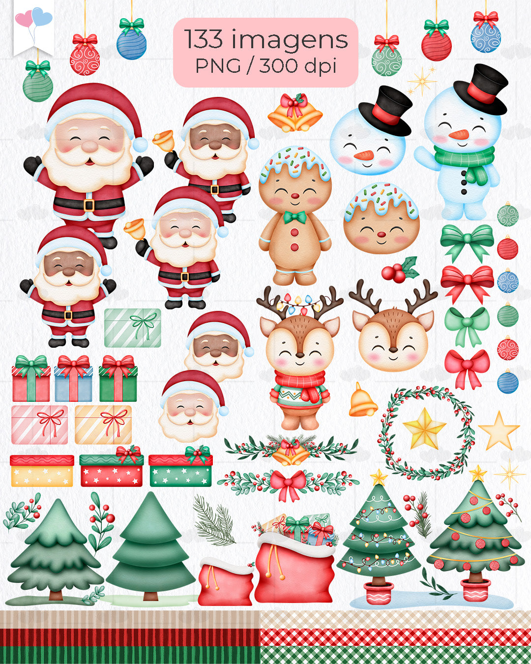 Kit digital - Feliz Natal – Balloon Criativo